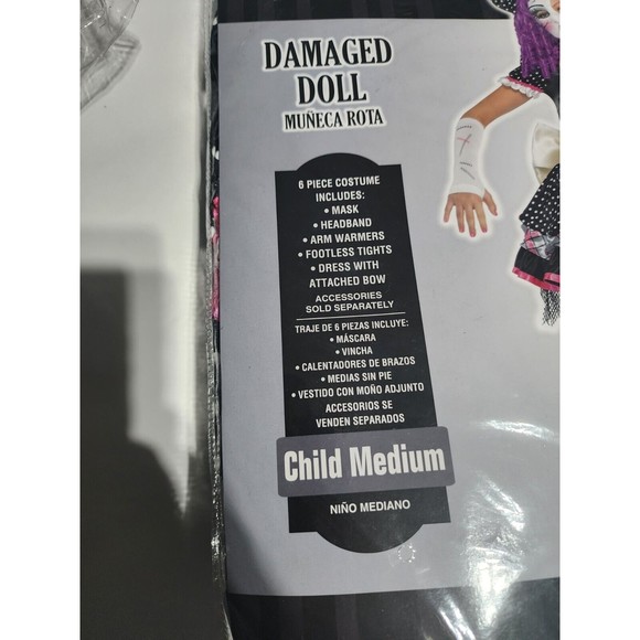 Amscan | Other | Broken Doll Costume Kids Creepy Porcelain Doll ...